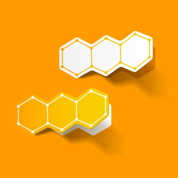 Molecular structure, sticker Stock Vector Image by ©Palau83 #36268143