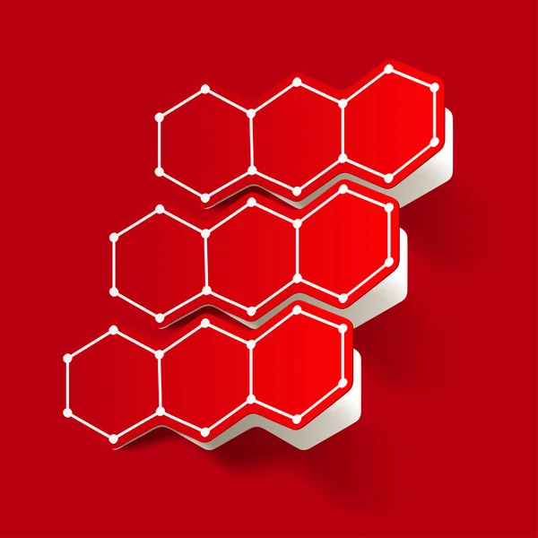 Molecular structure, sticker Stock Vector by ©Palau83 36268041