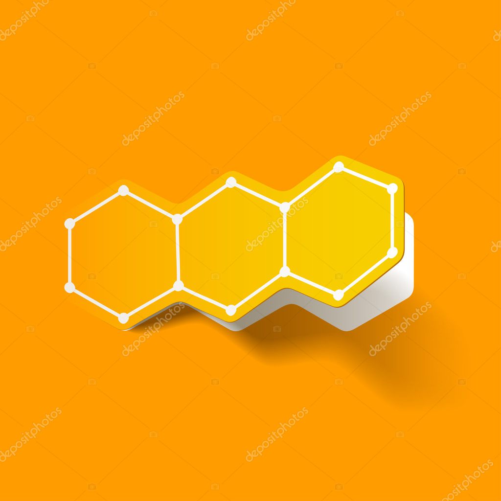 Molecular structure, sticker Stock Vector by ©Palau83 36268293