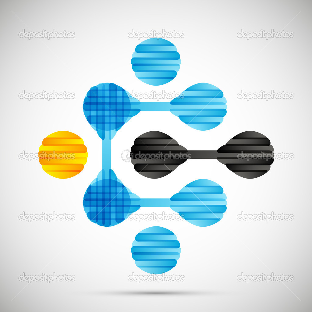 Molecular structure, symbol Stock Vector Image by ©Palau83 #36269217