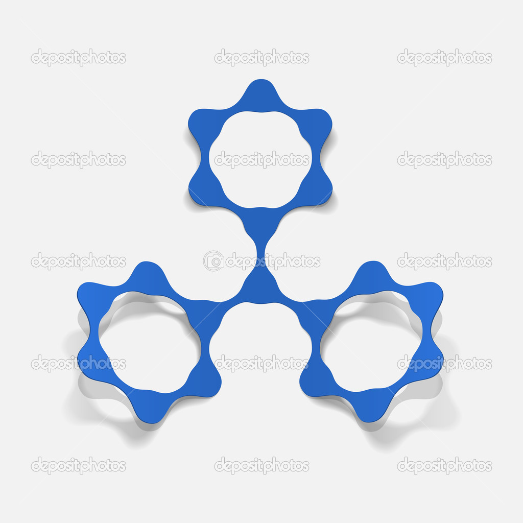 Molecular structure, sticker Stock Vector by ©Palau83 37467097