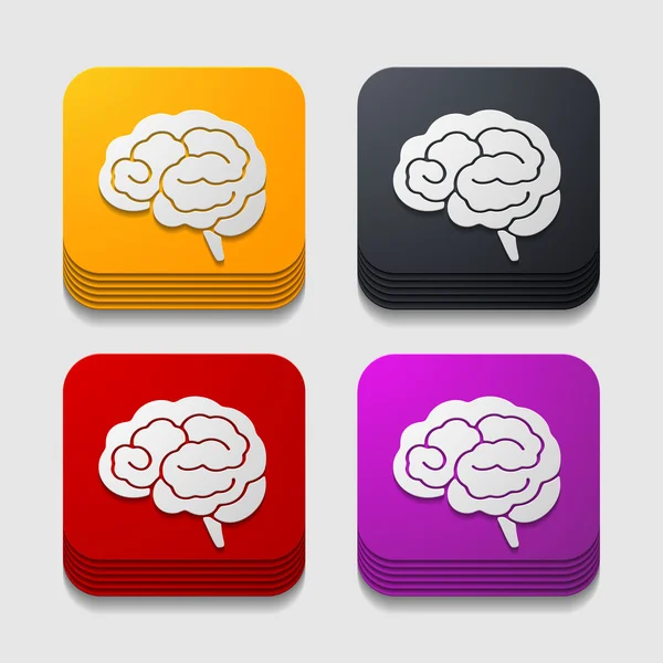 App icon brain Stock Vector Image by ©Palau83 #38157473