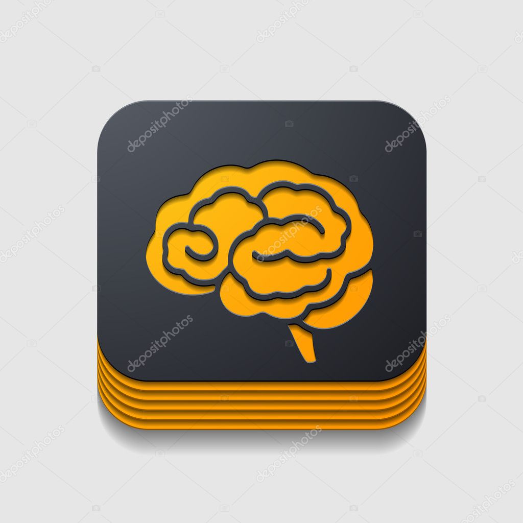 App icon brain Stock Vector by ©Palau83 38157441