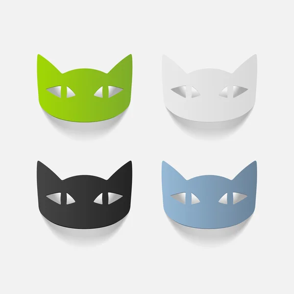 Realistic design element: cat Stock Vector by ©Palau83 40236191