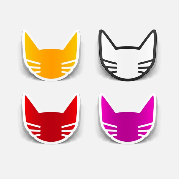 Realistic design element: cat Stock Vector by ©Palau83 40236191