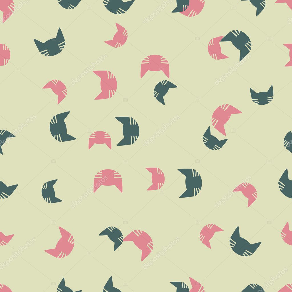 Seamless background: cat Stock Vector Image by ©Palau83 #40235193