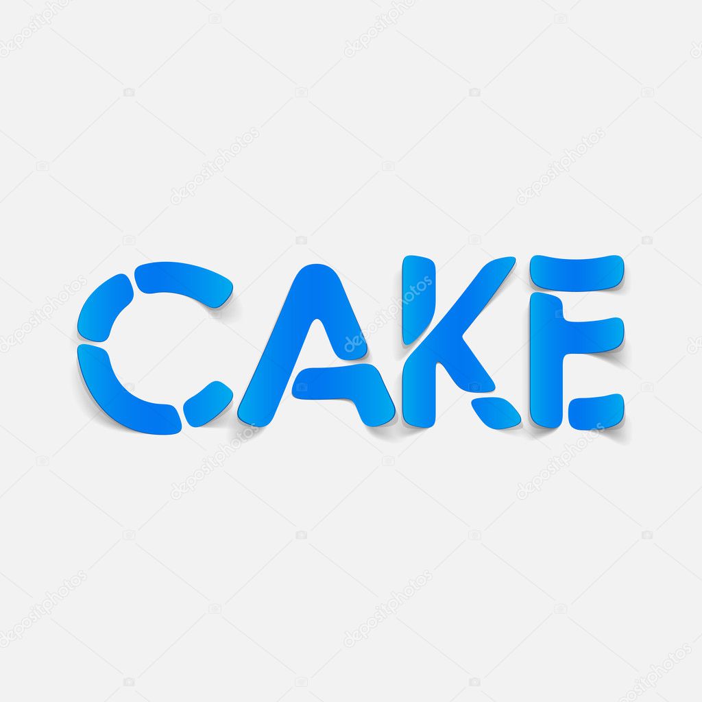 Realistic design element: cake Stock Vector Image by ©Palau83 #41035967