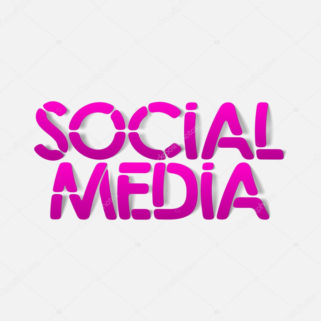 Realistic design element: social media Stock Vector by ©Palau83 41036899