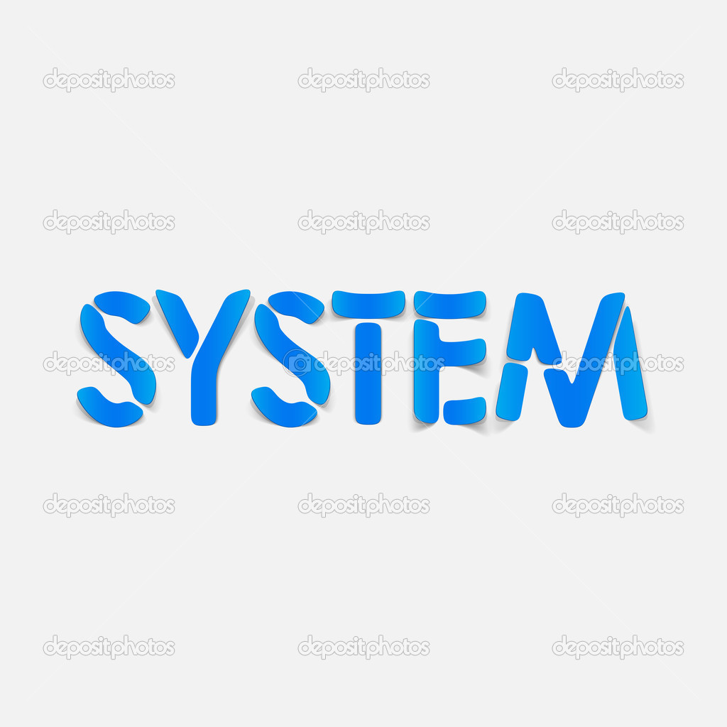 Realistic design element: system Stock Vector by ©Palau83 41037209