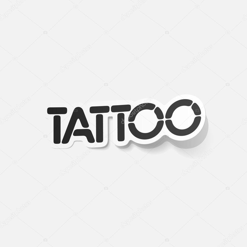 Realistic design element: tattoo Stock Vector by ©Palau83 41038073