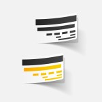 Realistic design element: credit, card Stock Vector Image by ©Palau83 ...