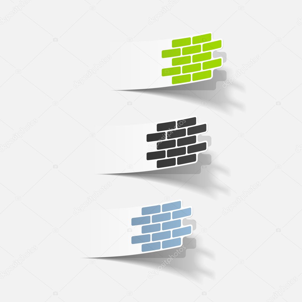 Realistic design element: brick, construction Stock Vector by ©Palau83 ...