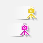 Realistic design element: camera Stock Vector Image by ©Palau83 #44092605