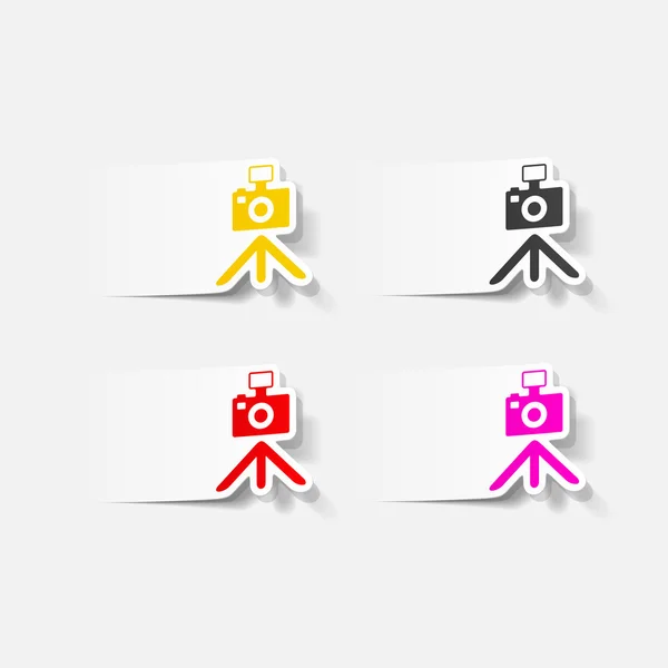 Realistic design element: camera — Stock Vector © Palau83 #44092917