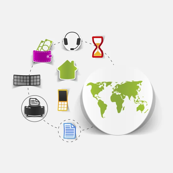 Technology blue sticker infographic Stock Vector Image by ©Palau83 ...