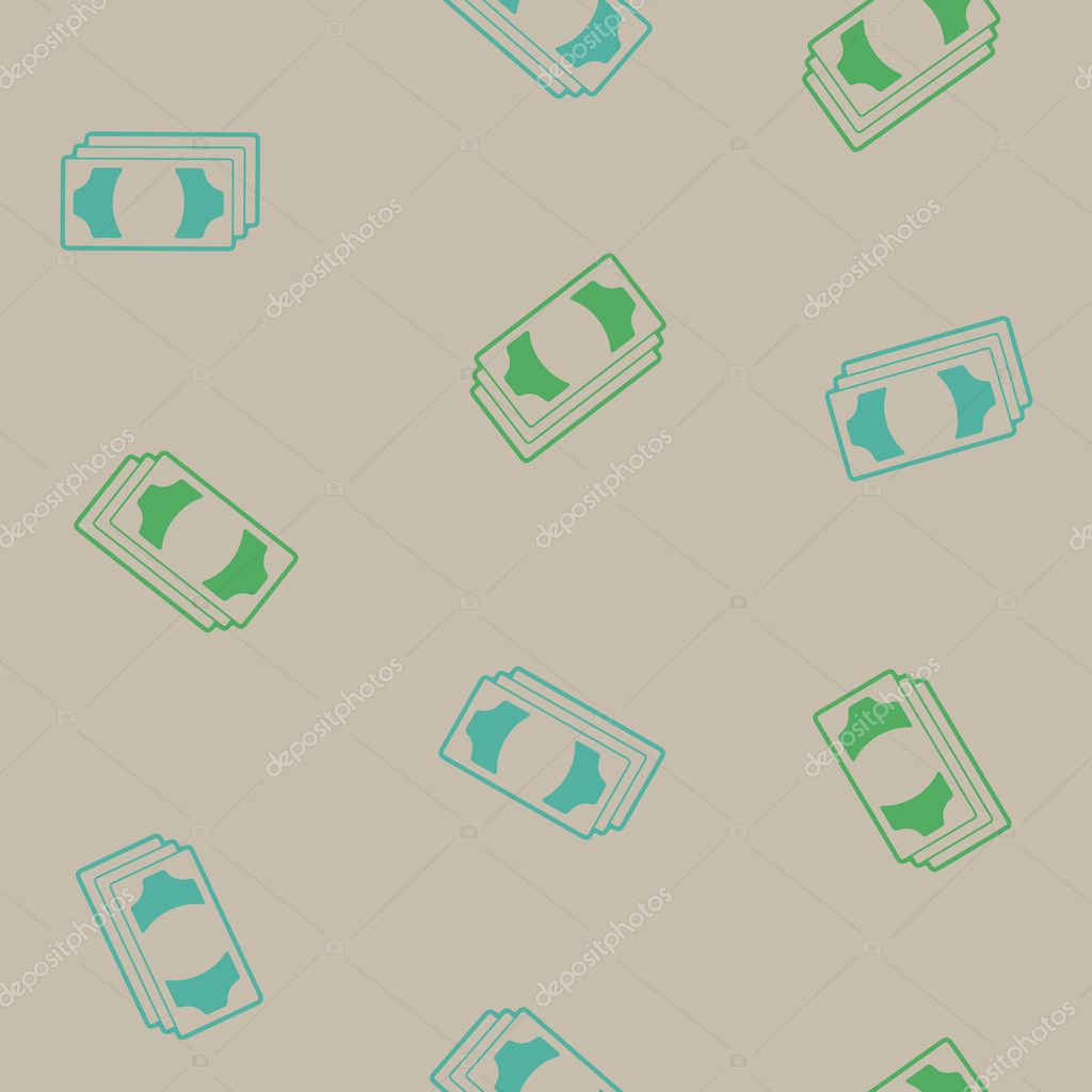 Seamless background: money Stock Vector Image by ©Palau83 #44686913