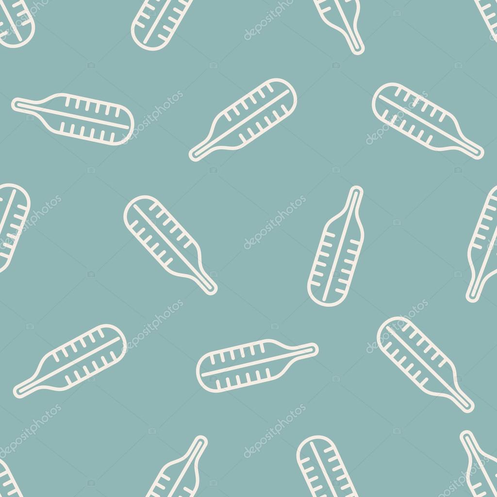 Seamless background: thermometer Stock Vector Image by ©Palau83 #44688495