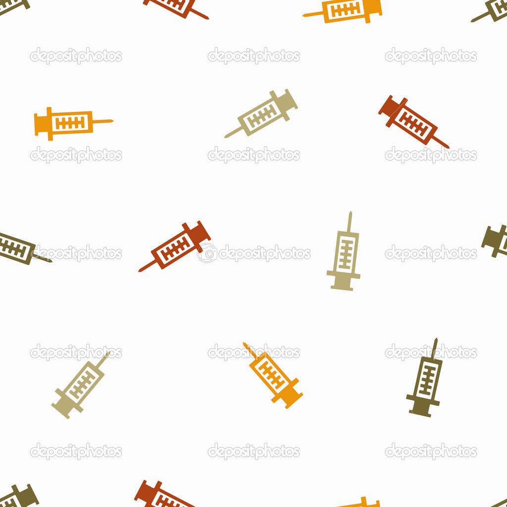 Seamless background: syringe Stock Vector by ©Palau83 #44694311
