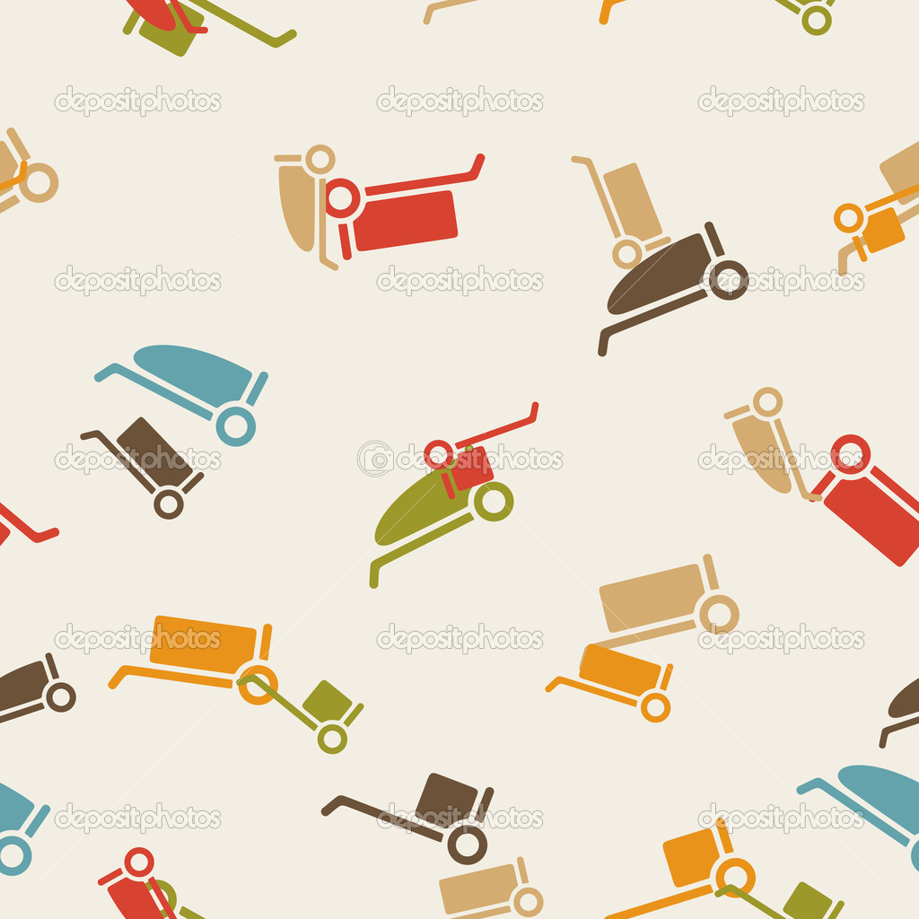 Seamless background: trolley Stock Vector Image by ©Palau83 #45441123