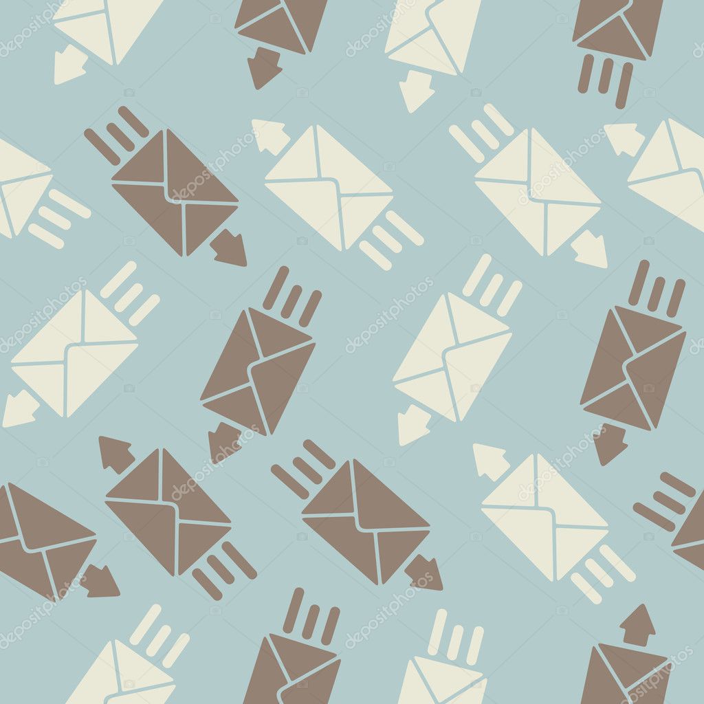 Seamless background: envelope Stock Vector Image by ©Palau83 #45444491