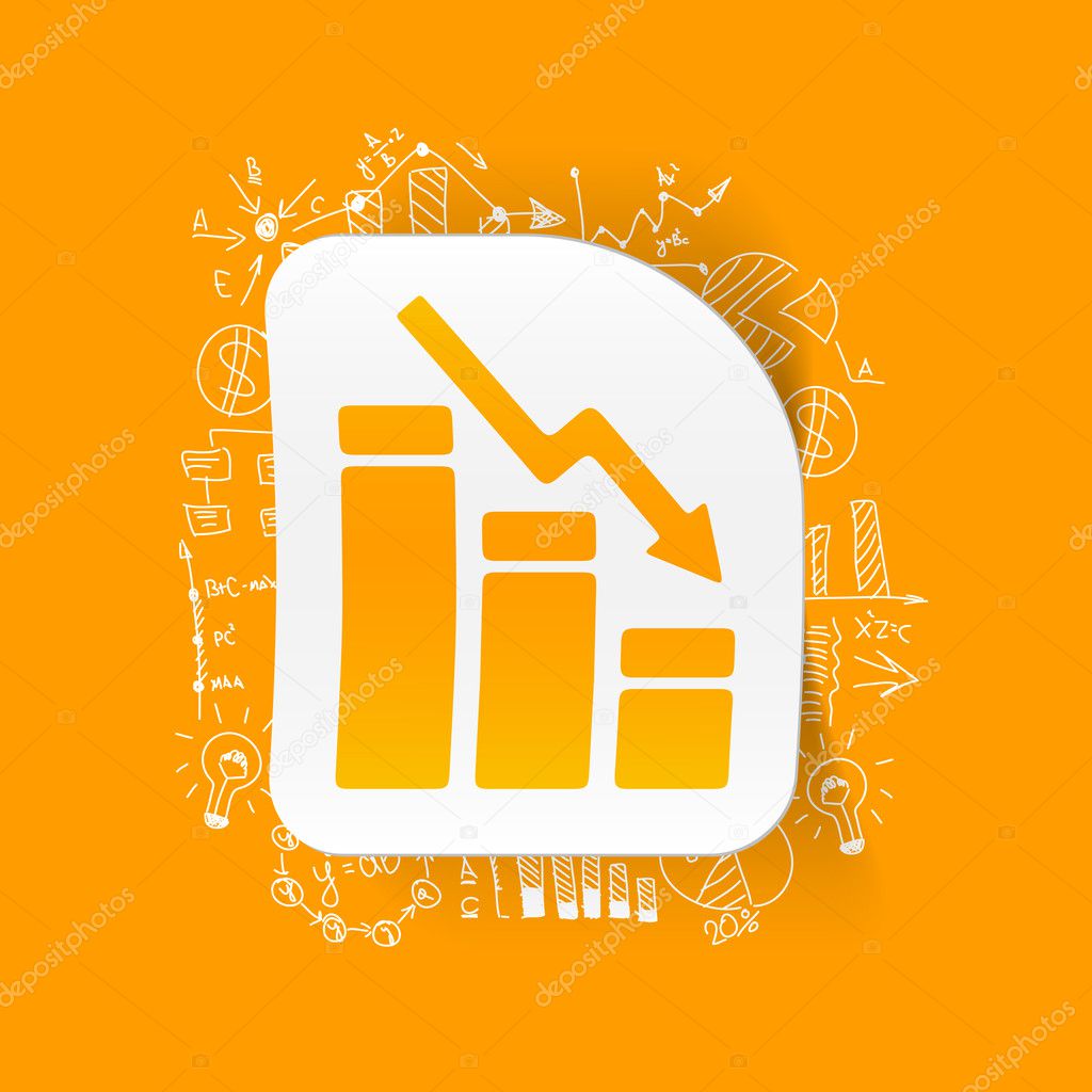 Drawing business formulas: chart Stock Vector by ©Palau83 47811921