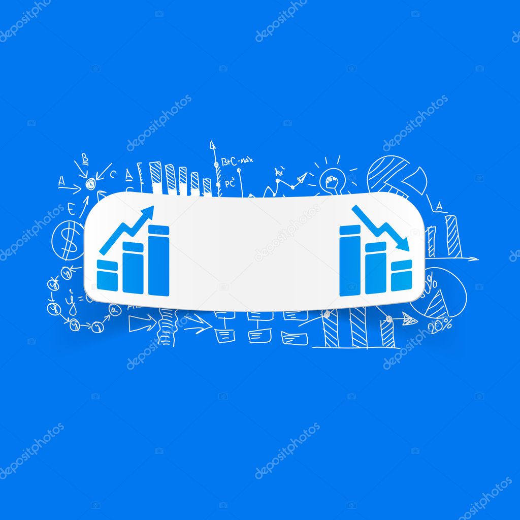 Drawing business formulas: chart Stock Vector Image by ©Palau83 #47811929