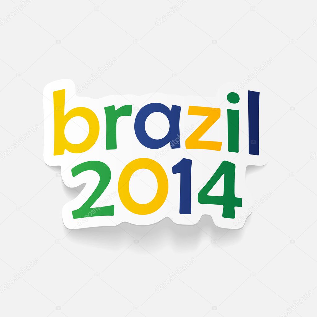 Realistic design element: brazil Stock Vector by ©Palau83 48065465