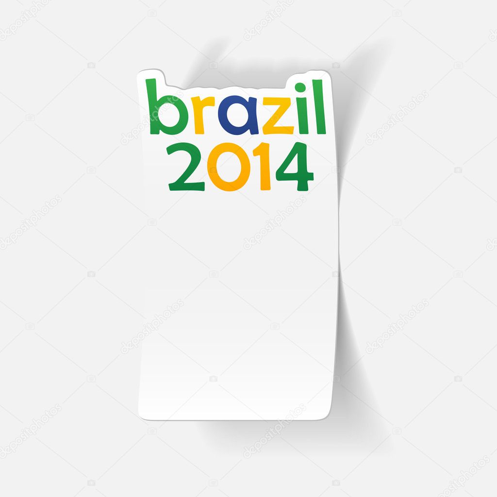 Realistic design element: brazil Stock Vector by ©Palau83 48101619