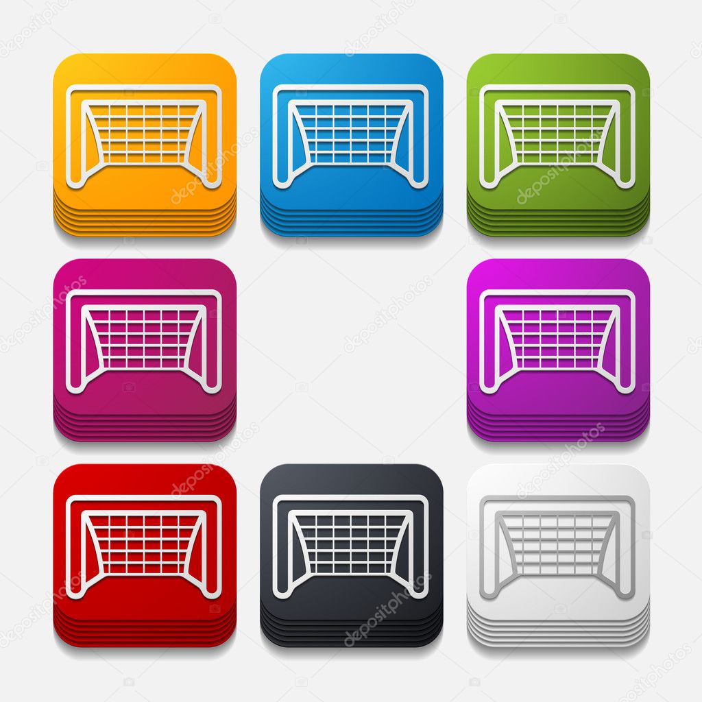 Square button: gate Stock Vector by ©Palau83 48102223