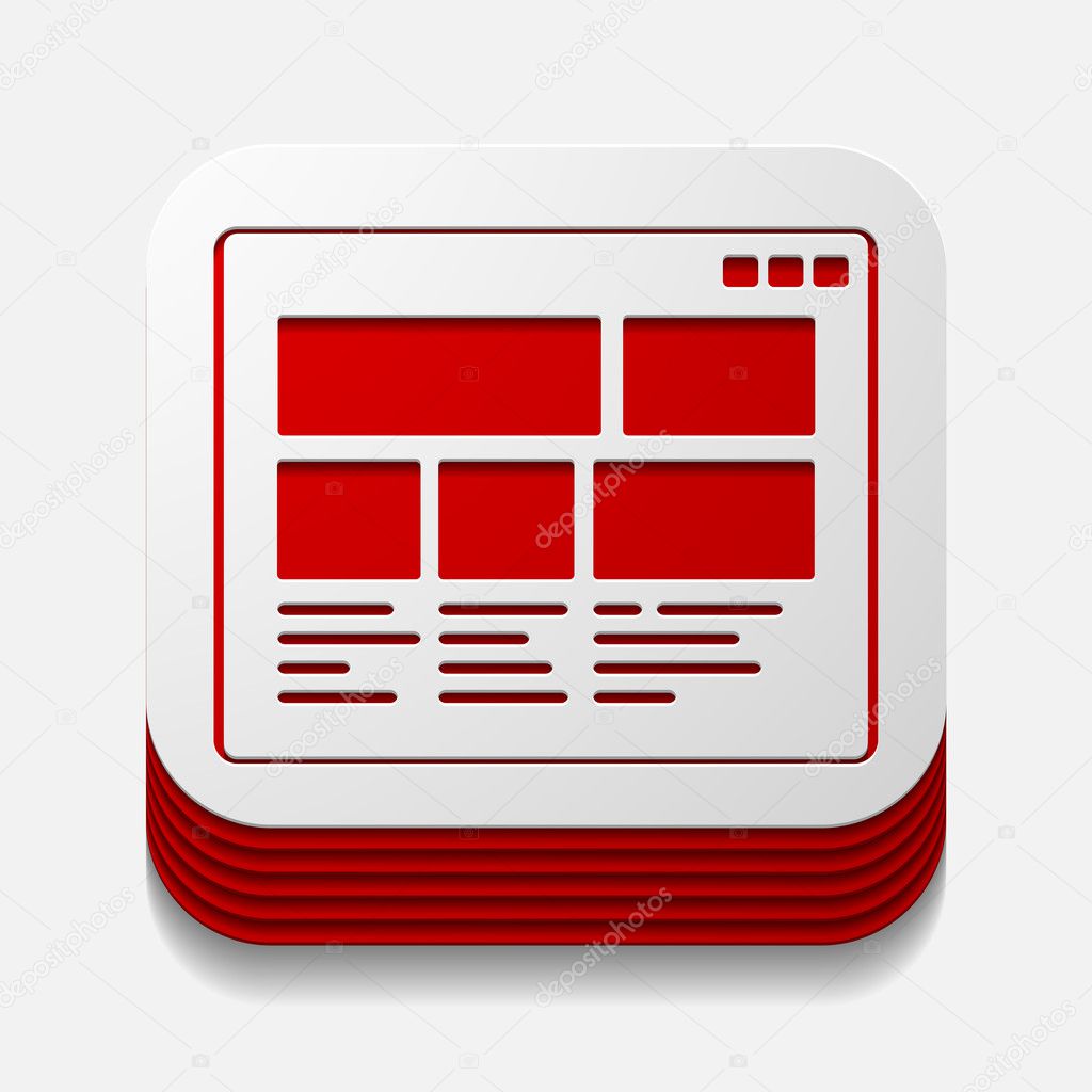 Square button: interface Stock Vector by ©Palau83 48103219