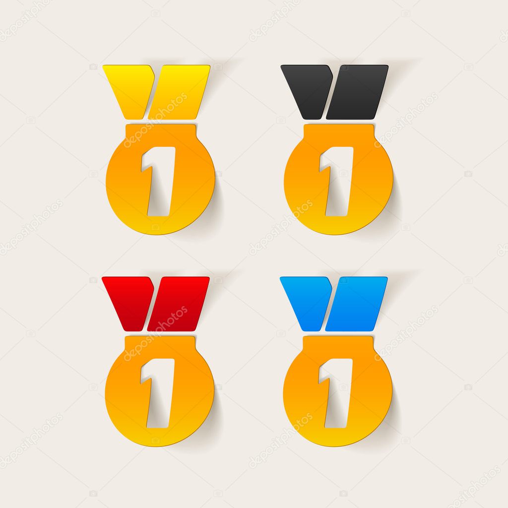 Medal stickers Stock Vector by ©Palau83 48550545