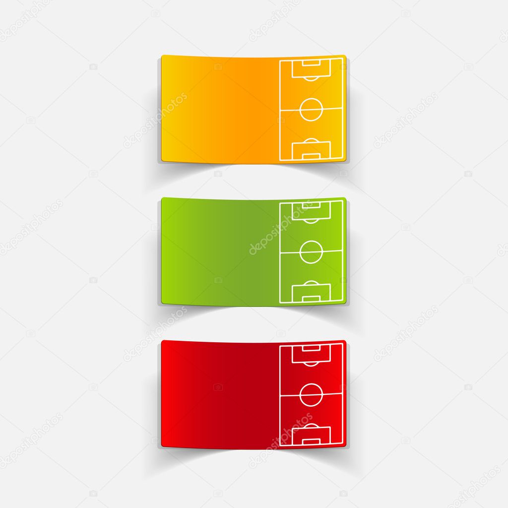 Football field stickers Stock Vector Image by ©Palau83 #48554869