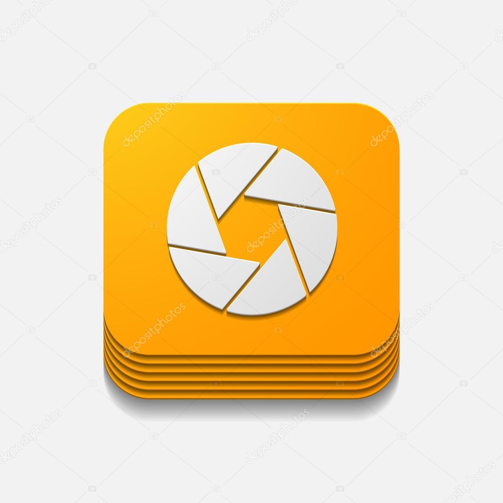 Photo button Stock Vector by ©Palau83 48913013