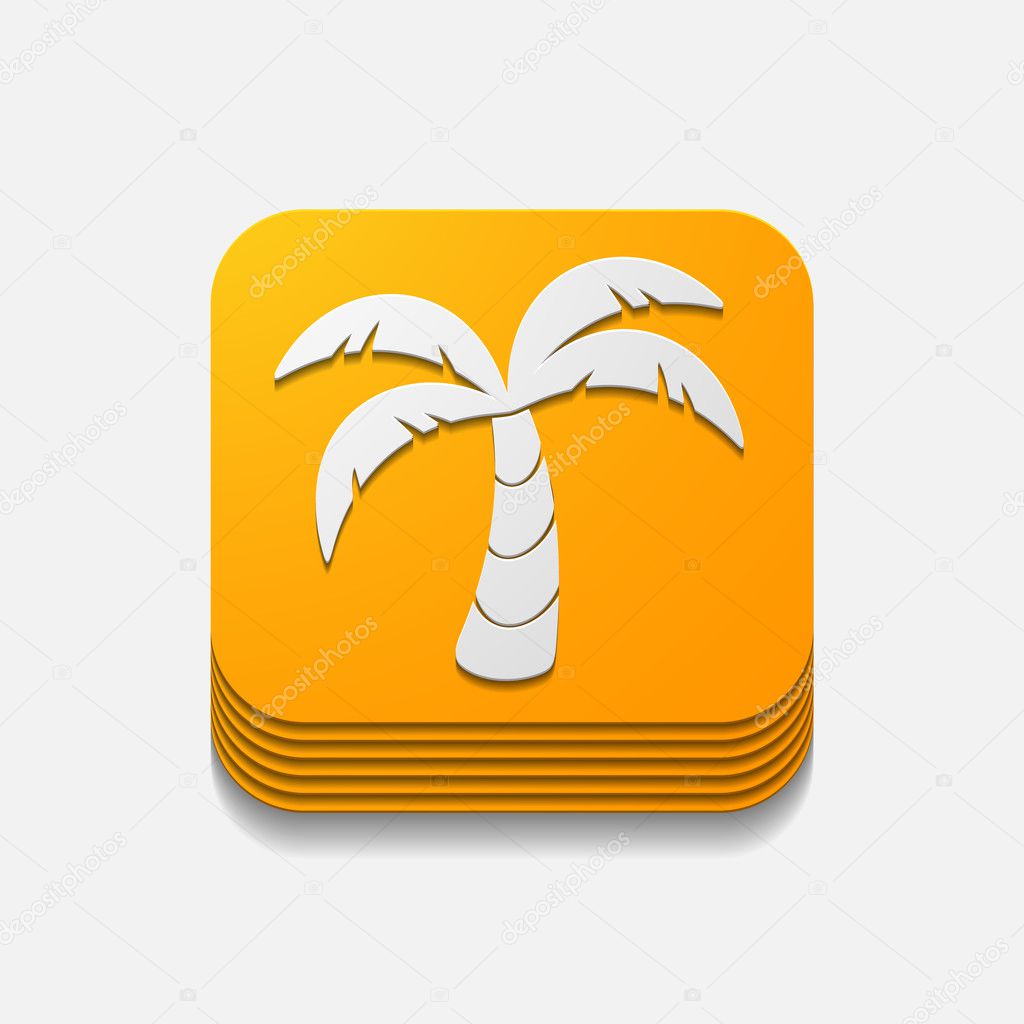 Palm button Stock Vector Image by ©Palau83 #48914371