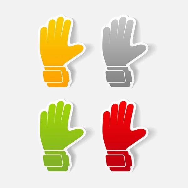 Gloves stickers Stock Vector by ©Palau83 48551227