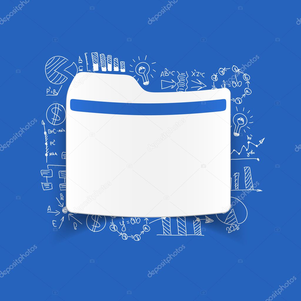 Folder sticker Stock Vector by ©Palau83 49217223