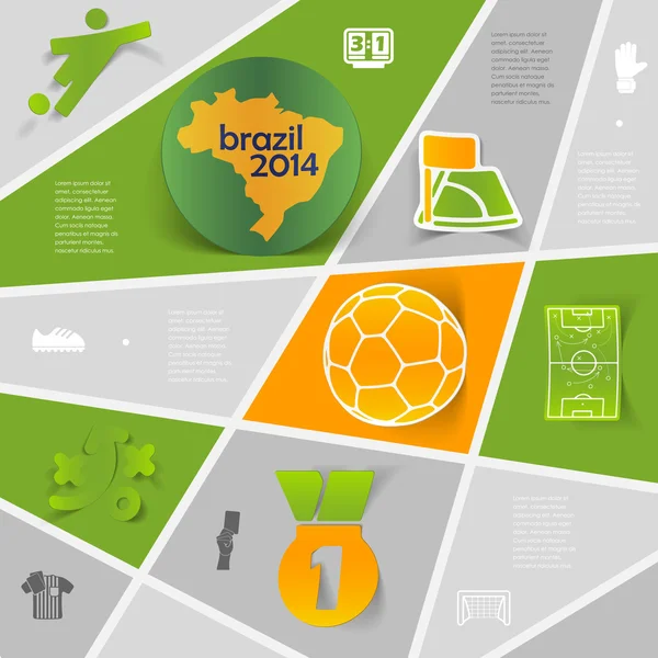 Football infographic Stock Vector by ©Palau83 48634959