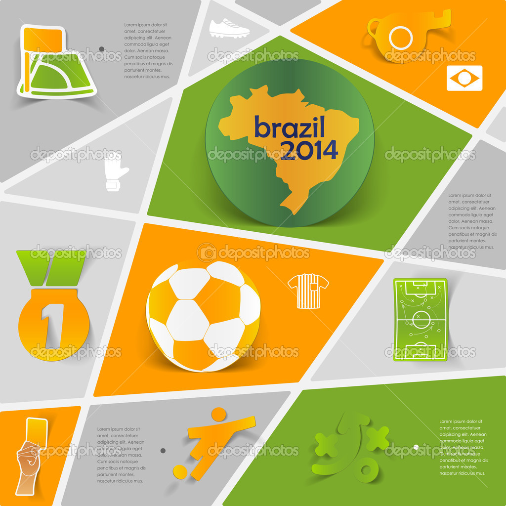 Football infographic Stock Vector by ©Palau83 49357205