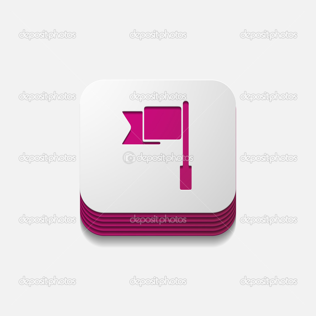 Flag button Stock Vector by ©Palau83 49427403