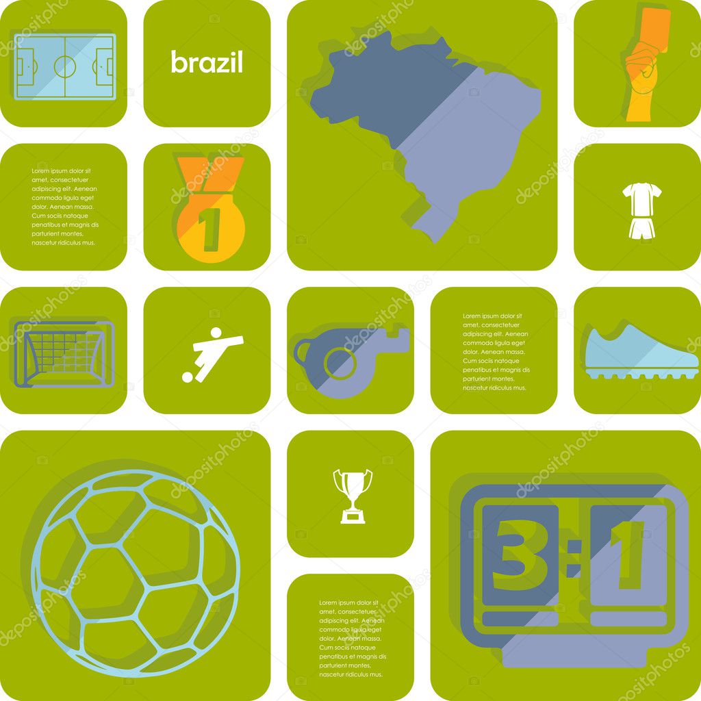 Football infographic Stock Vector by ©Palau83 49428269