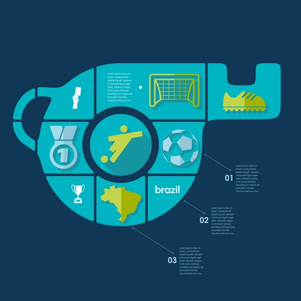 Football infographic Stock Vector by ©Palau83 78399678