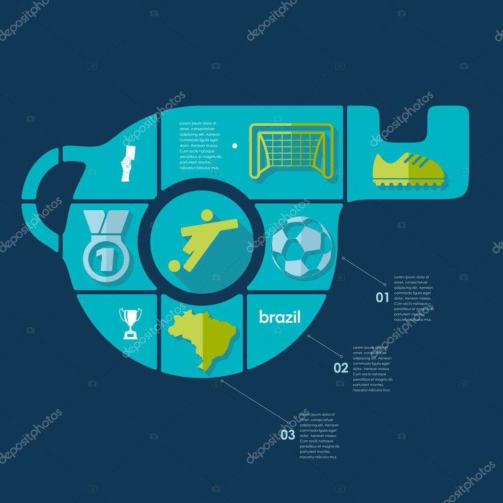 Football infographic Stock Vector by ©Palau83 49627037