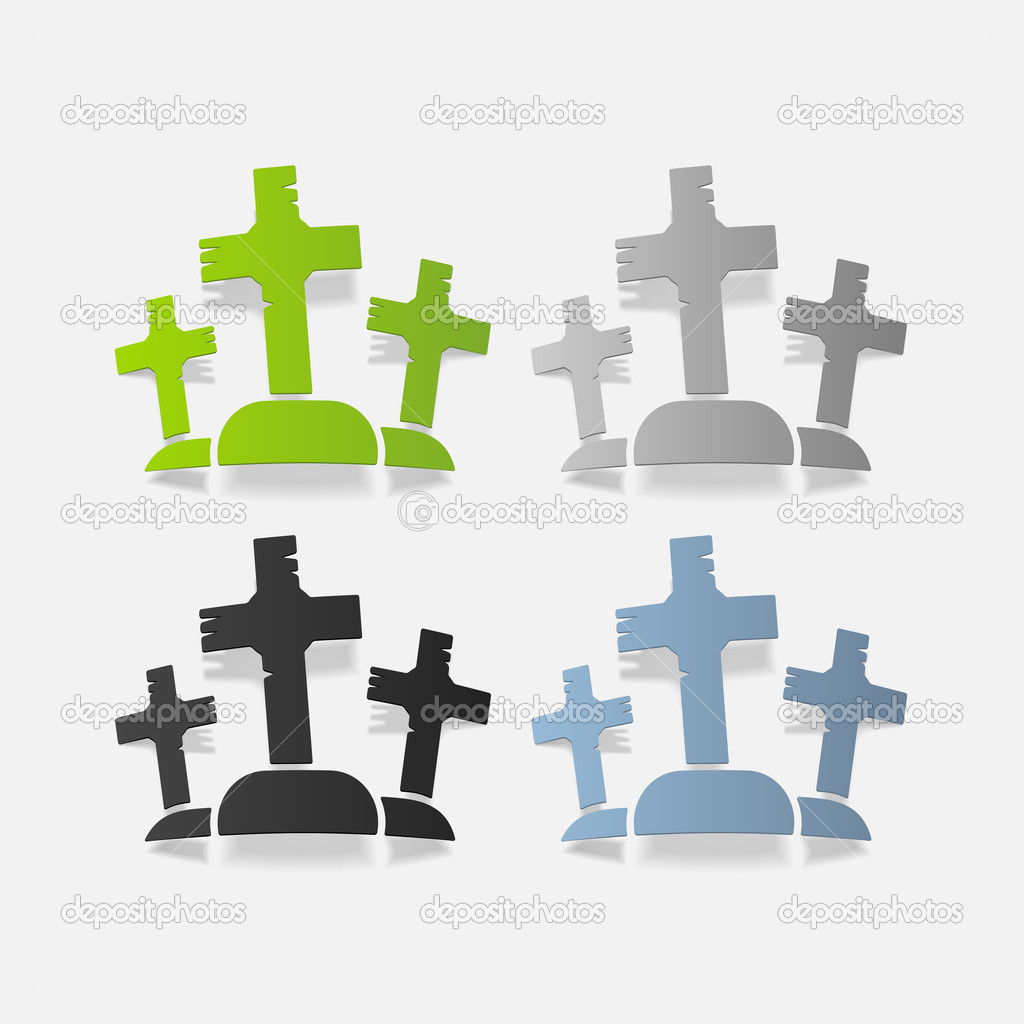 Tombstone design elements Stock Vector by ©Palau83 49638149