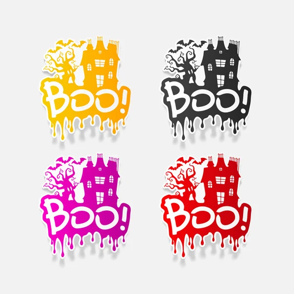 Boo illustration Stock Vector by ©Palau83 50792879