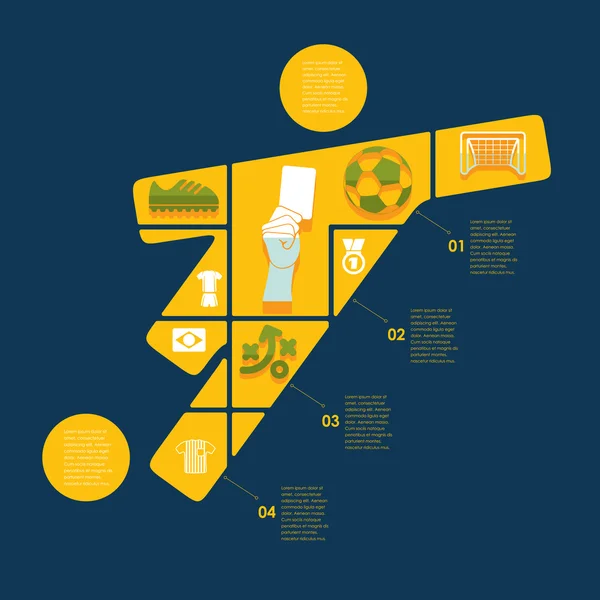 Soccer infographic Vector Art Stock Images | Depositphotos