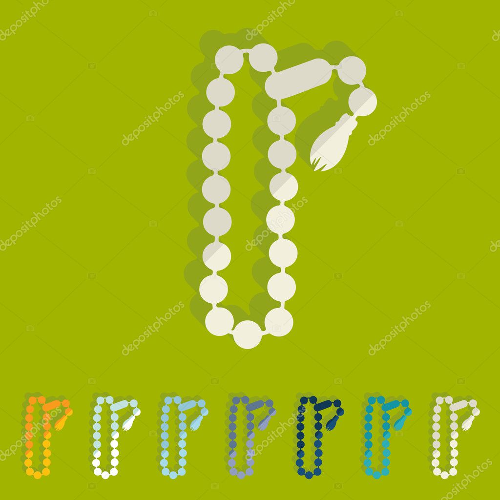 Icono del Rosario Vector de stock #49750839 de ©Palau83