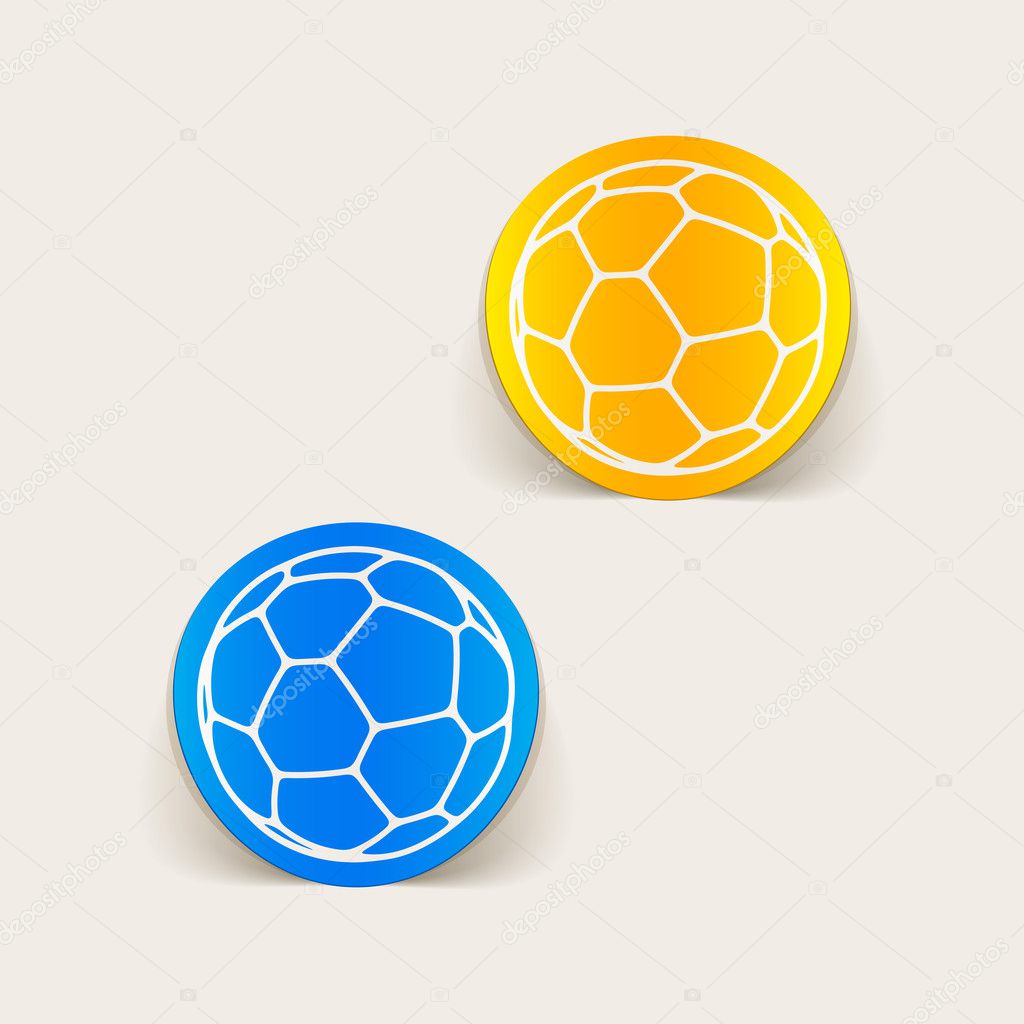 Football ball design element Stock Vector Image by ©Palau83 #49751665