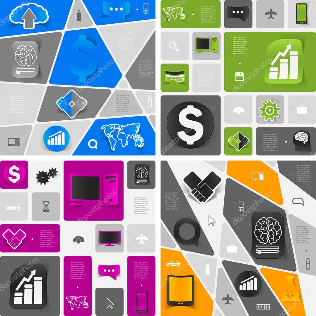 Business infographic Stock Vector Image by ©Palau83 #50394951