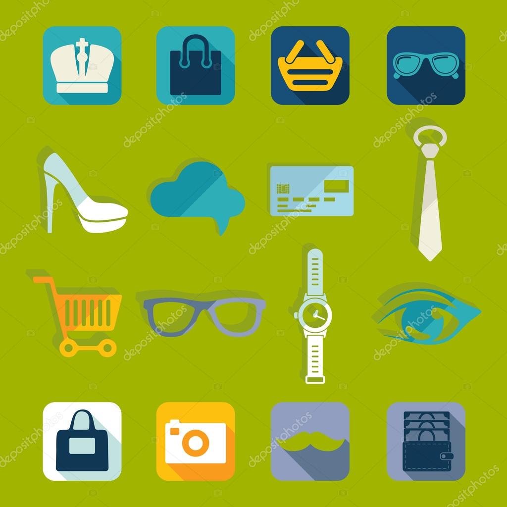 Fashion icons Stock Vector by ©Palau83 50986201