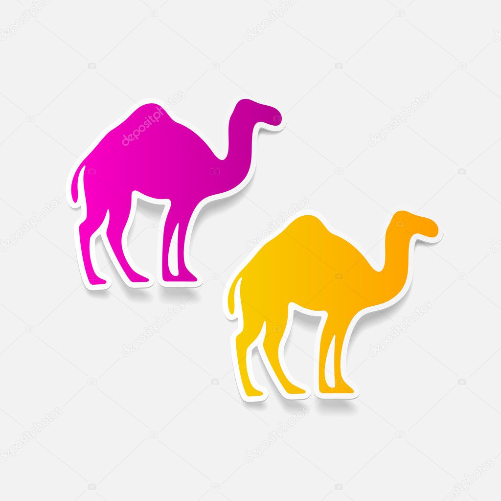 Camello elemento realista Vector de stock #51748263 de ©Palau83